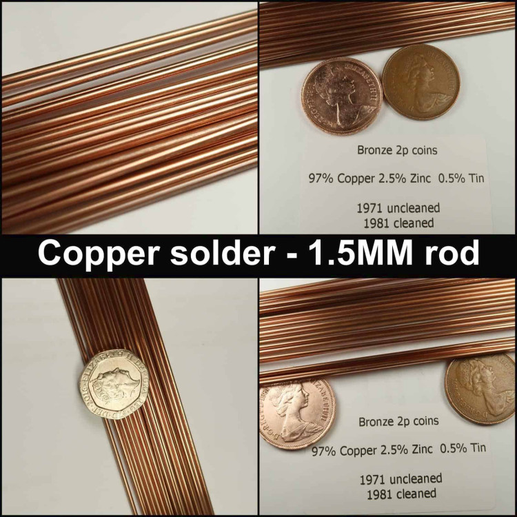 jewellers solder bronze / copper / brass
