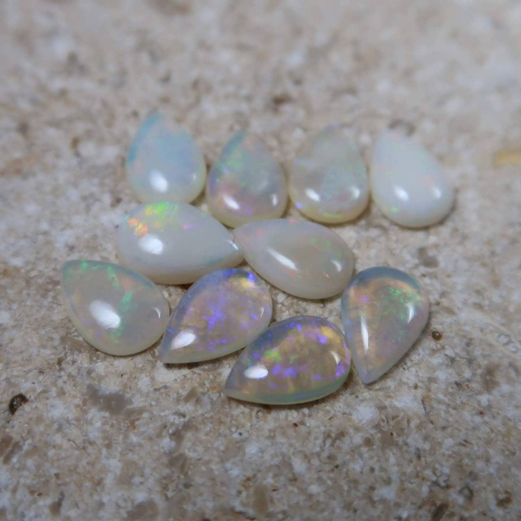 Australian White Opal Cabochons - Buy Opal Cabochons Online - UK ...