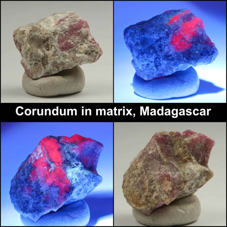 corundum in matrix
