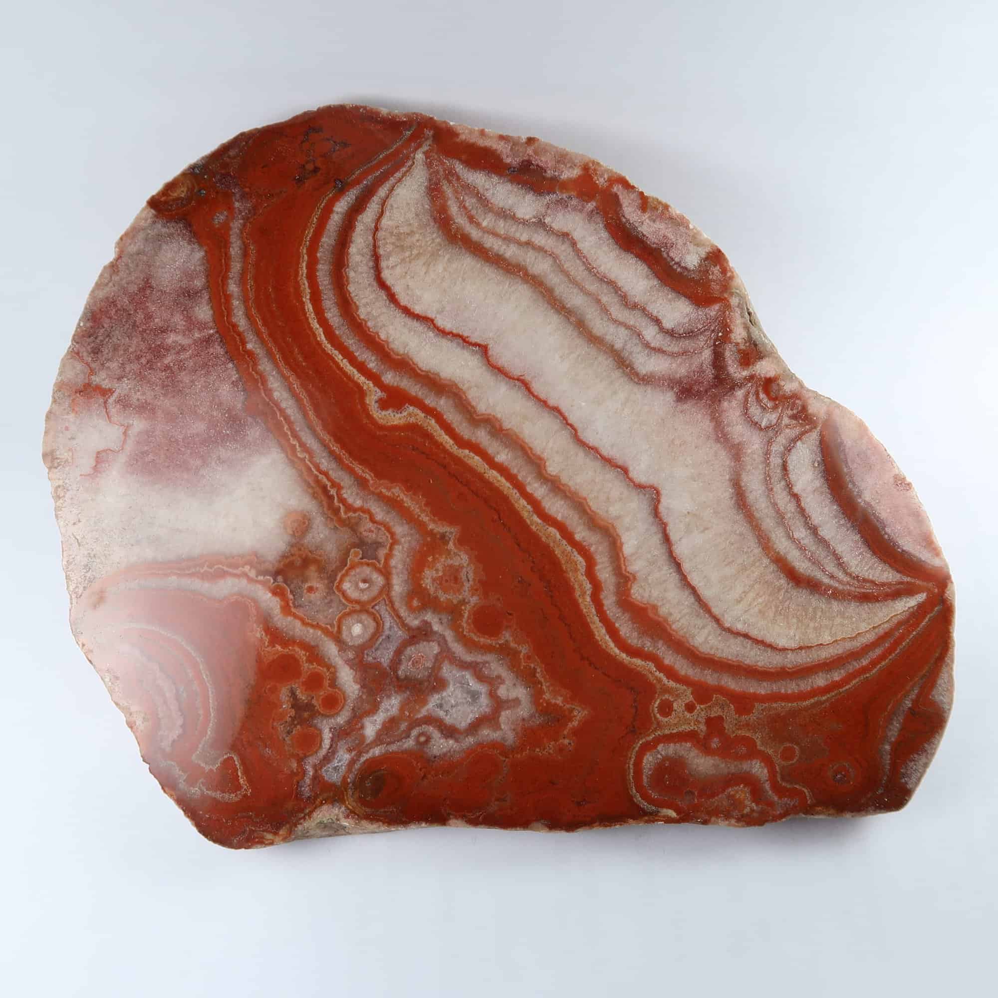 Agate - polished slices (Dulcote Agate) - Albion Fire and Ice