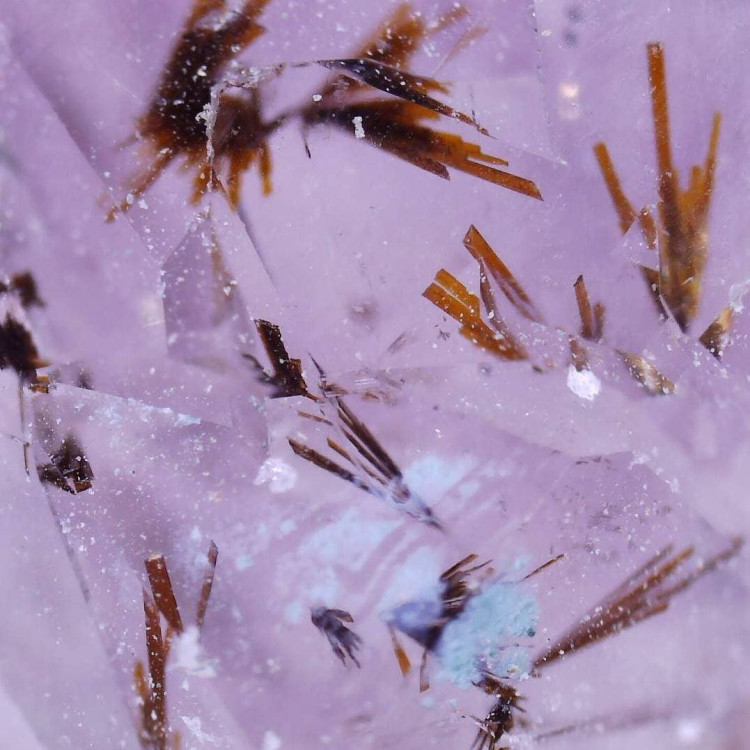 Amethyst Points with Goethite Inclusions - Buy Amethyst Specimens UK