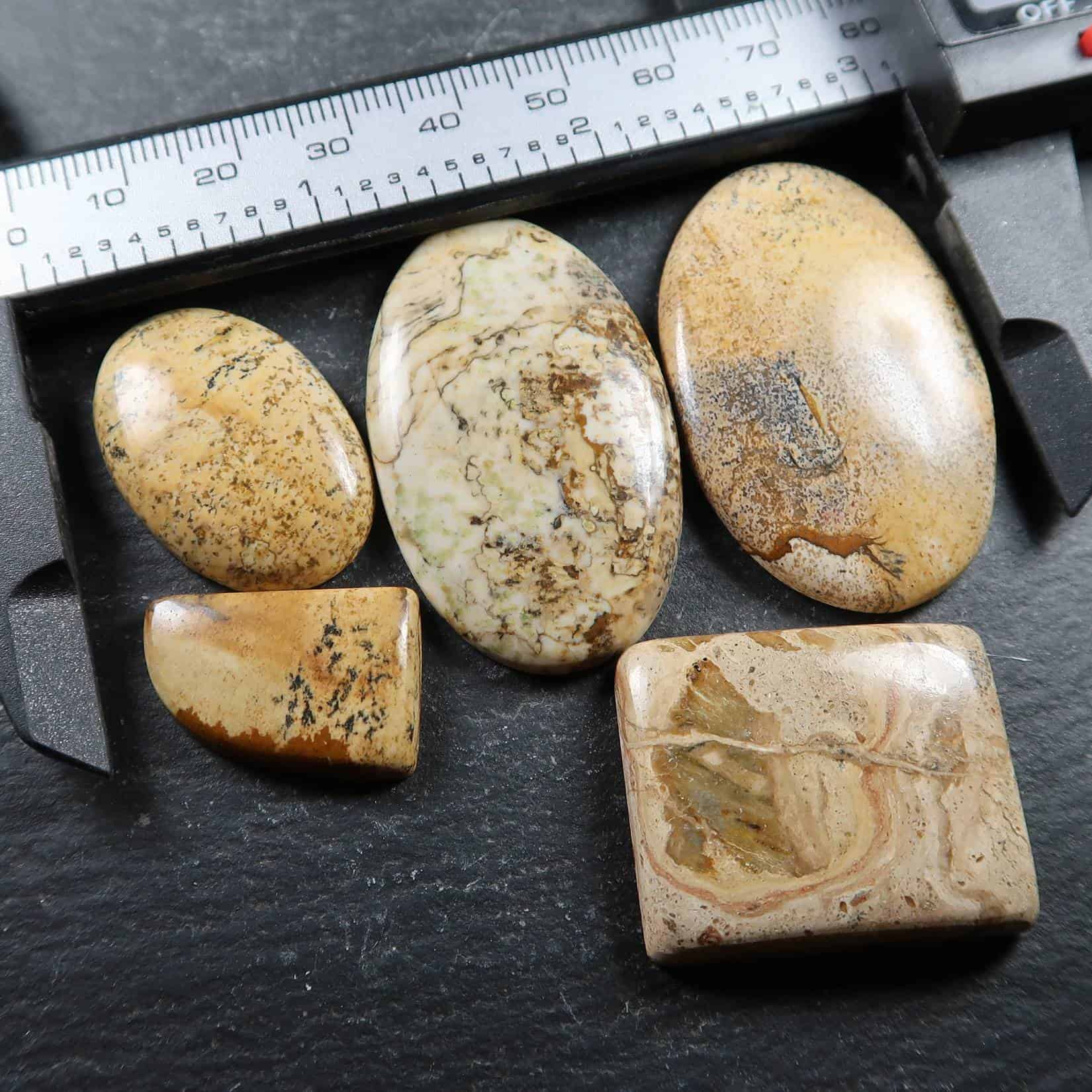 Picture Jasper Cabochons - Picture Stone Cabochons for Jewellers UK