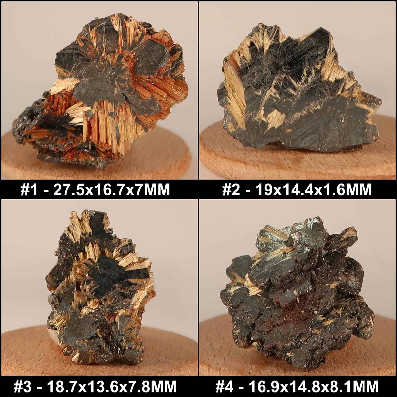 rutile in hematite specimens