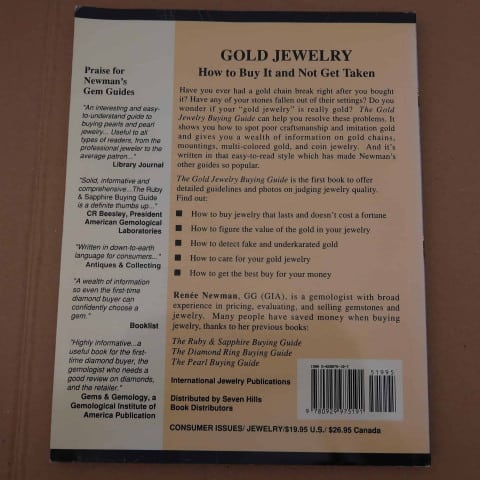 The Gold Jewelry Buying Guide: Renee Newman | UK Book shop