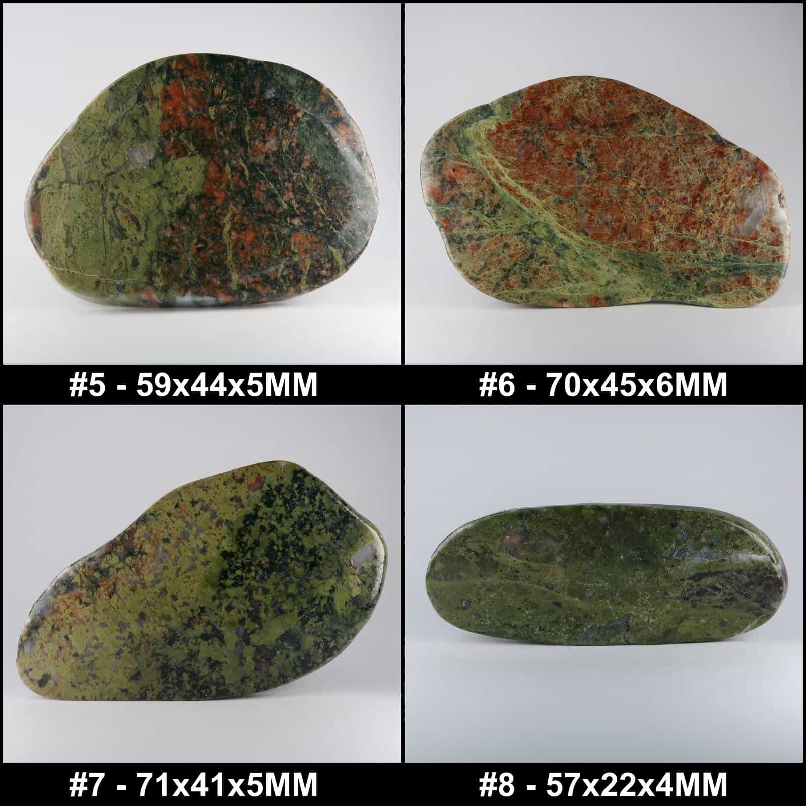 Polished Lewisian Gneiss slices | Mineral Specimens from the UK