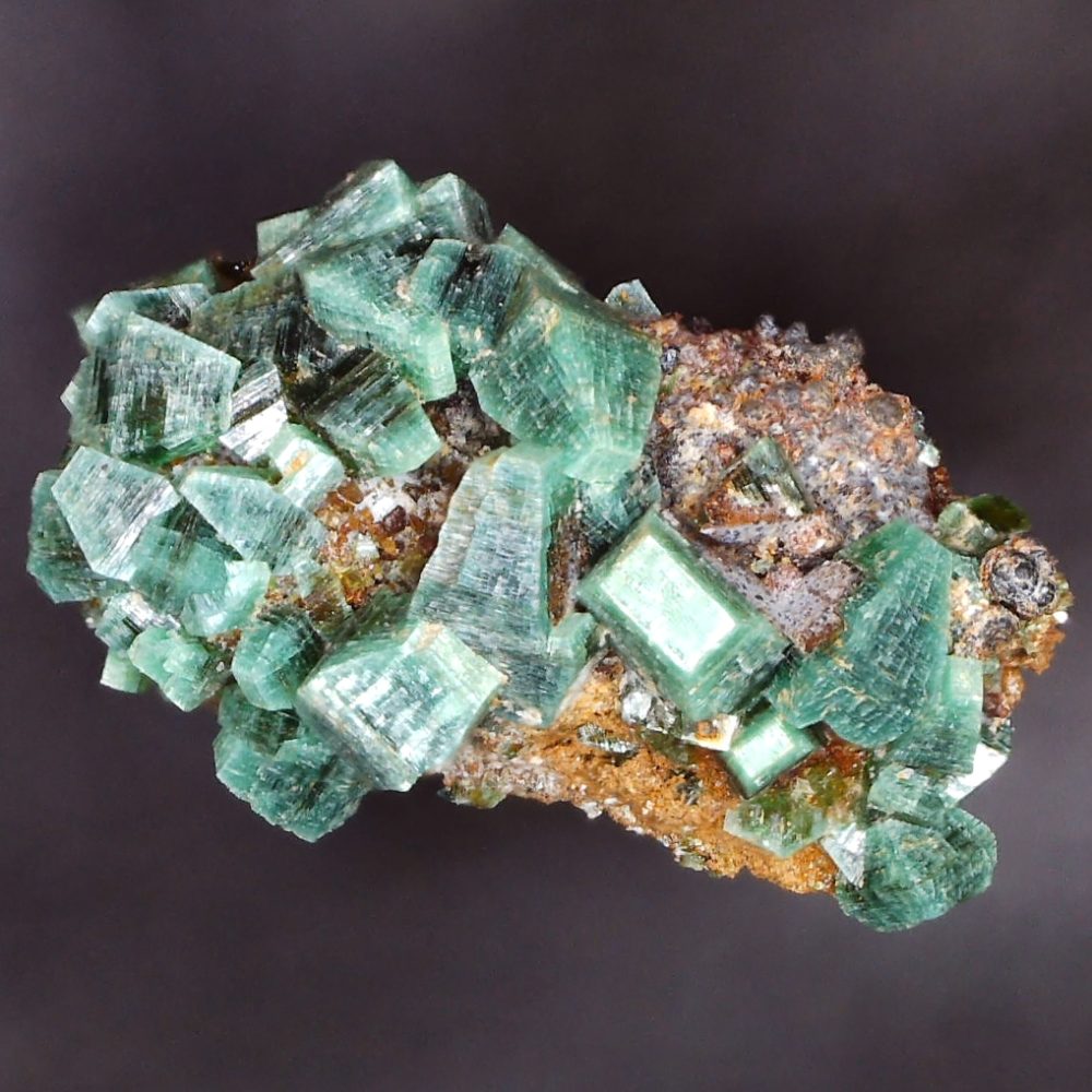 Torbernite (and Meta-Torbernite) from Old Gunnislake Mine