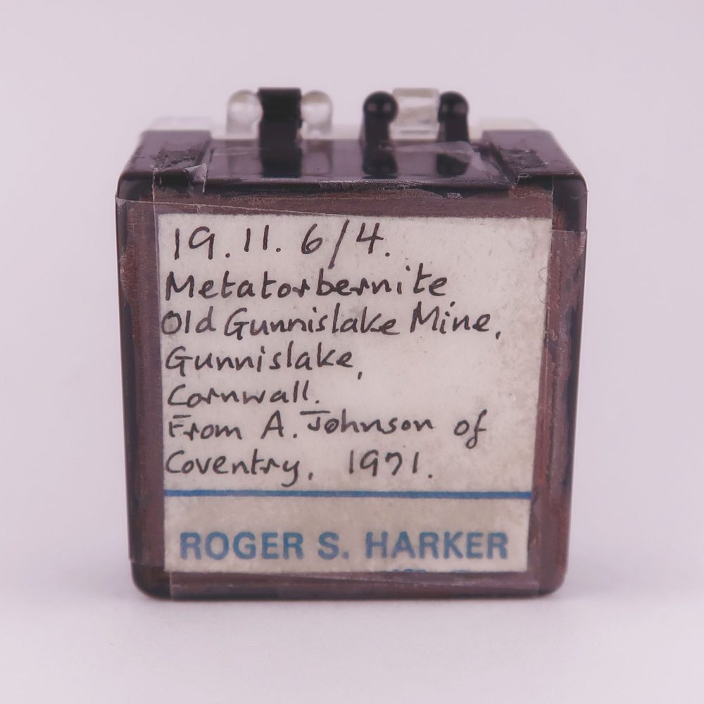 Torbernite (and Meta-Torbernite) from Old Gunnislake Mine
