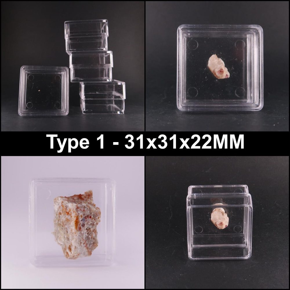 Plastic display boxes | Mineral Display Boxes | UK Shop
