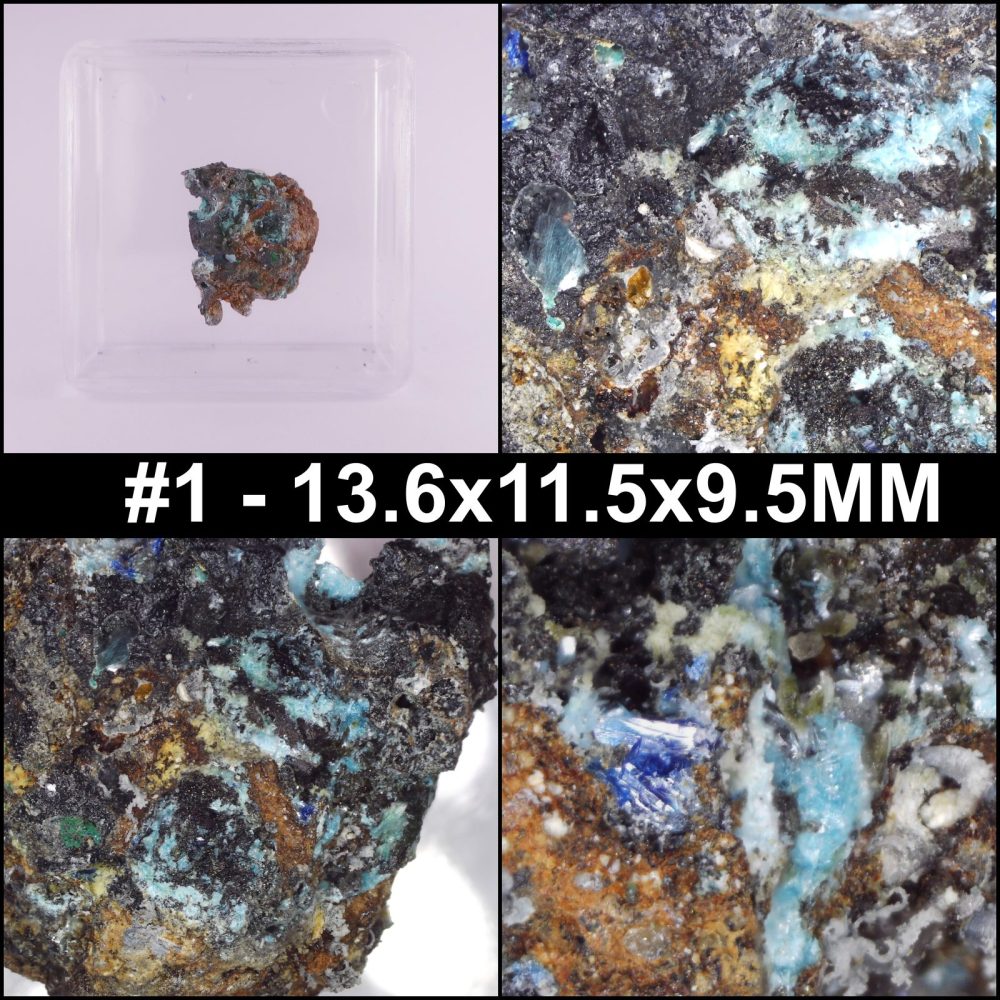 Linarite and Serpierite from Meadowfoot Smelter, Scotland