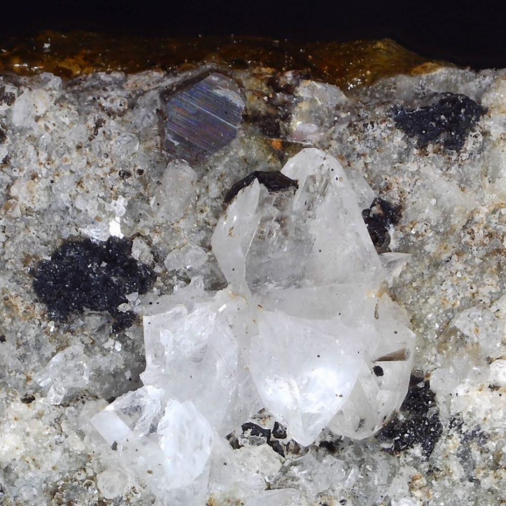 Anatase from Twll Maen Grisial, Dolbenmaen, Gwynedd, Wales