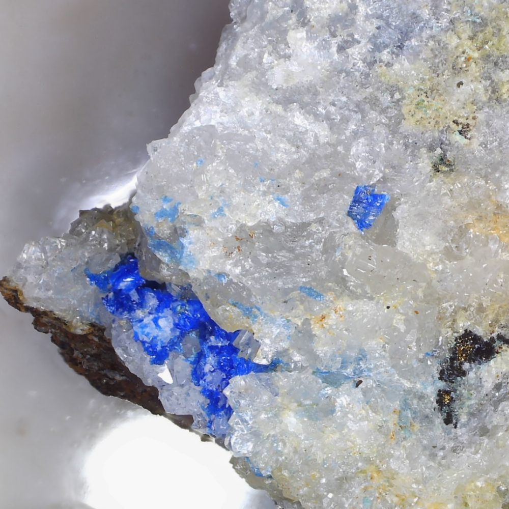 Linarite from Pibble Mine, Creetown, D and G, Scotland